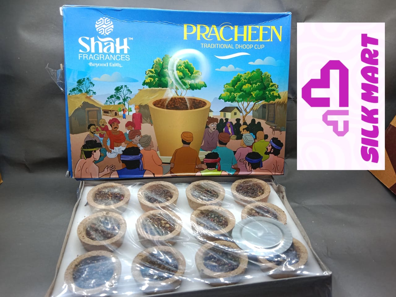 Shah Fragrances Premium Pracheen Cup Dhoop Box 12 Cups | Daraz.com.bd