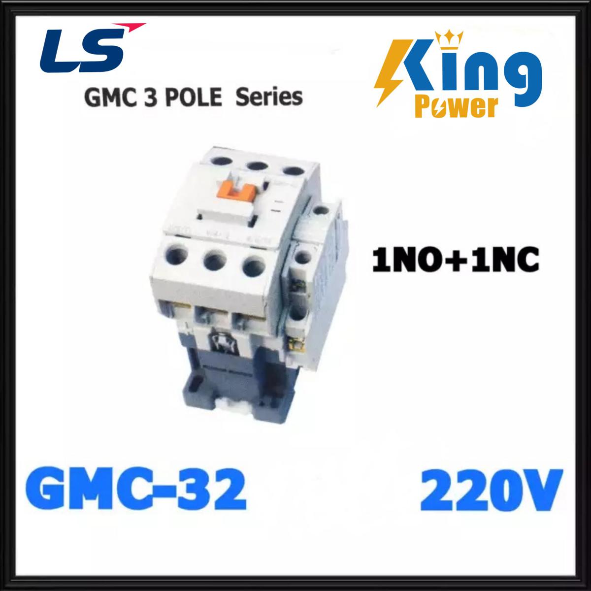 Ls Magnetic Contactor GMC-32, 220V, 1NO +1NC auxiliary | Daraz.com.bd