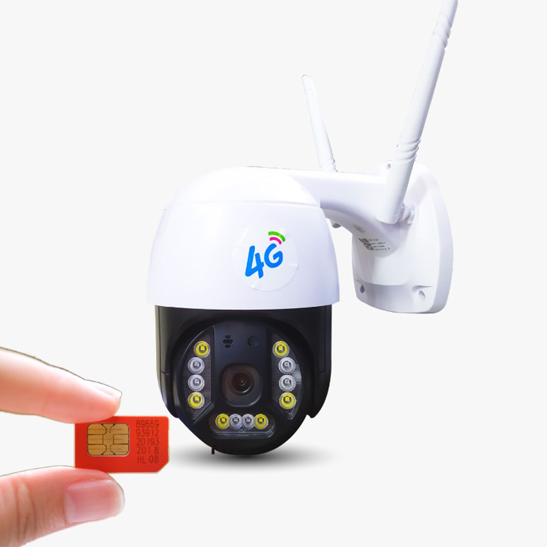 4G SIM(All Supported) Gorilla 3MP Full HD IP66 Outdoor V380 Wireless ...