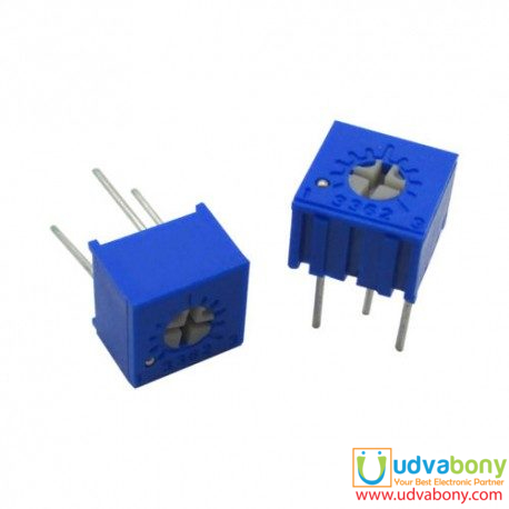 3Pcs- 3386 202 2K Ohm Potentiometer 3 Pin Square Shape 2K 202 1/2W ...