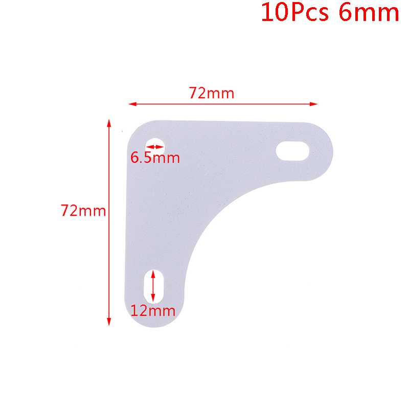 10pcs Corner Plates for Slotted Angle Bar Triangular Angle Steel Shelf ...