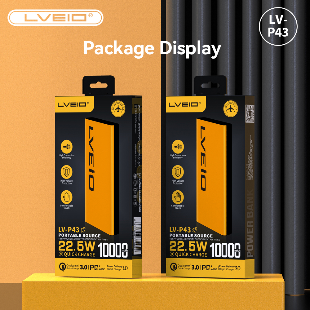 LVEIO LV-P43 Power Bank Battery Capacity 10000 mAh | Daraz.com.bd
