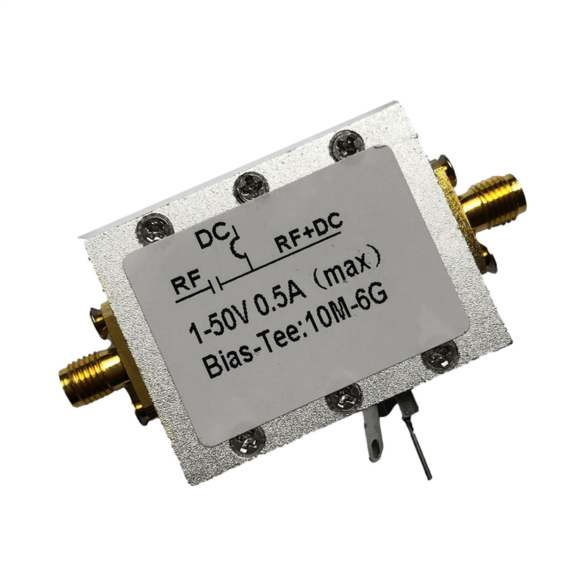 1 Piece RF Blocker Bias Coaxial Feed Bias Tee 10MHz-6GHz Broadband ...
