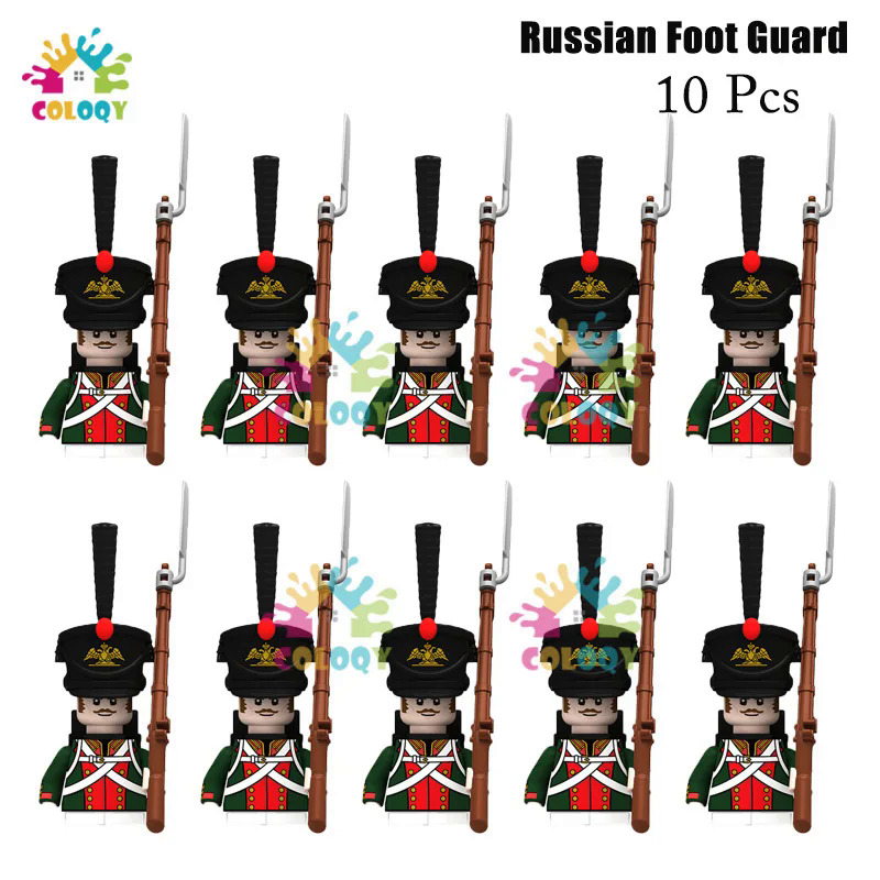 【selevn roind】Napoleonic Wars Soldiers Building Blocks WW2 Mini Action ...