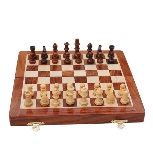 Wooden Chess Board 15" (3 In 1) | Daraz.com.bd