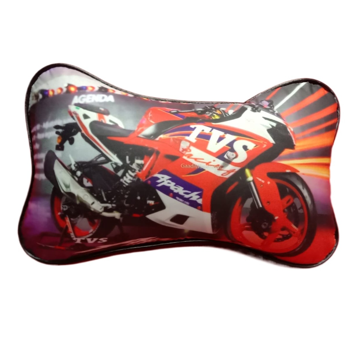 PVC Leather Bike Pillow - TVS Apache Motorbike Pillow-Premium Quality ...