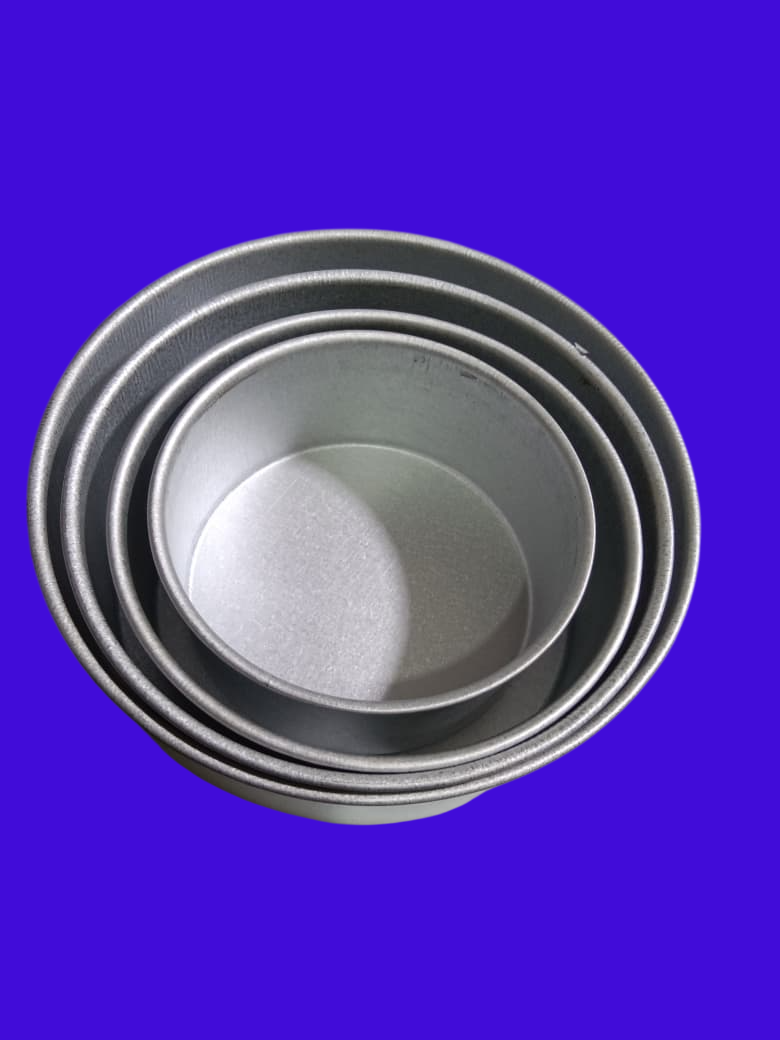 Round Cake Mold - 4 Pieces Set 1Pound, 2Pound, 3Pound and 4Pound