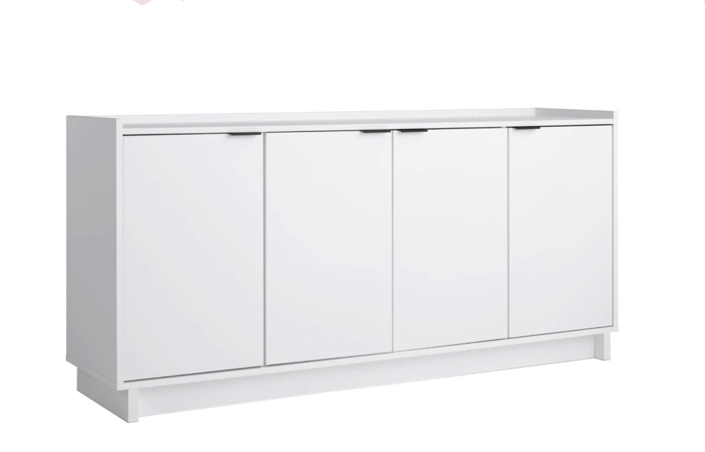 Sideboard Buffet Cabinet with 4 Doors, Storage Cabinet with Doors and ...