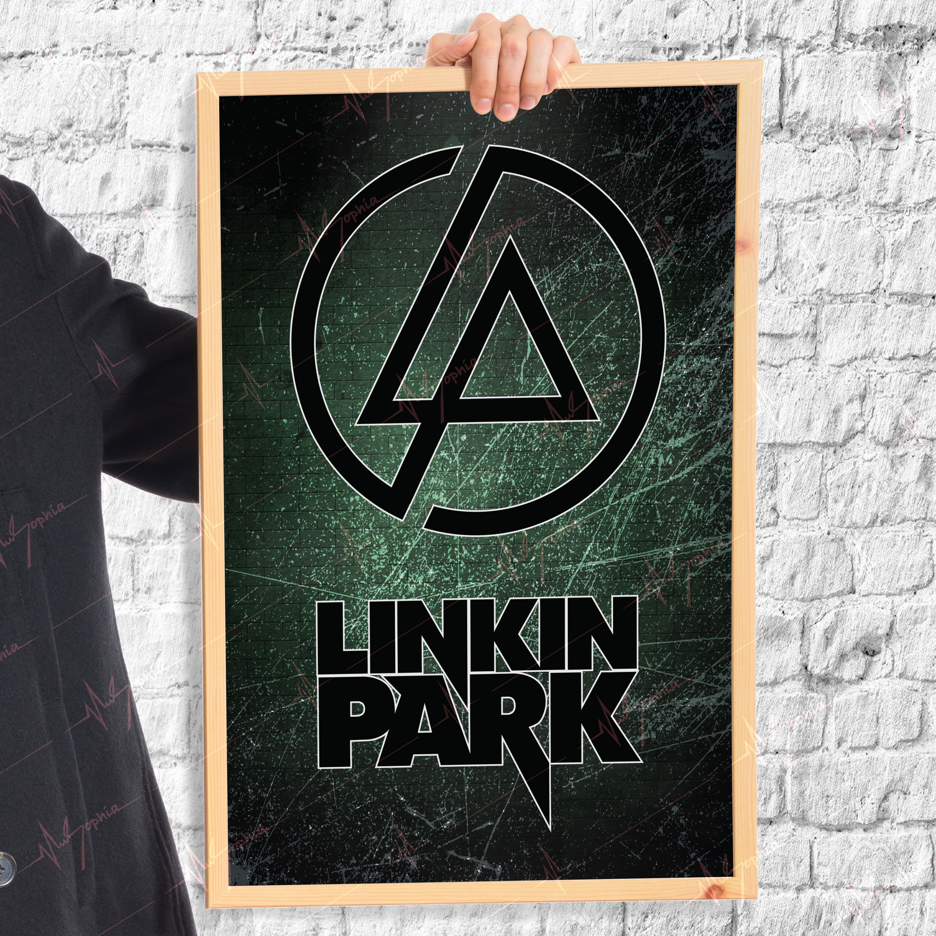12x18 in Linkin Park Band Poster with Frame | Daraz.com.bd
