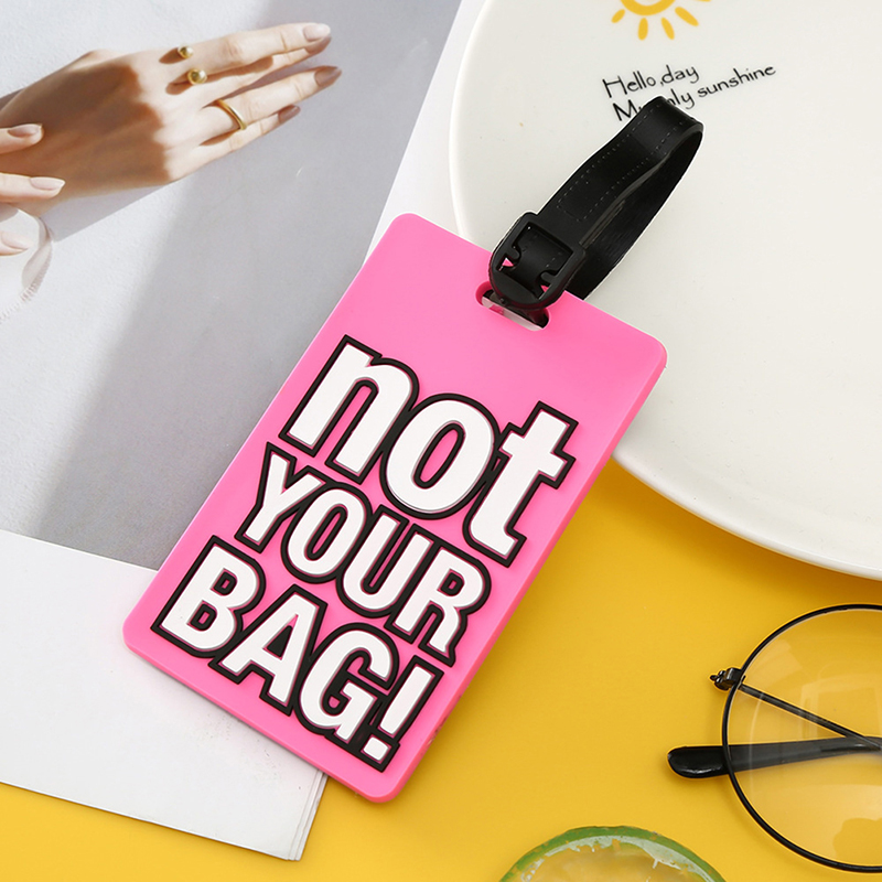Creative Letter "Not Your Bag" Cute Travel Accessories Luggage Tags ...
