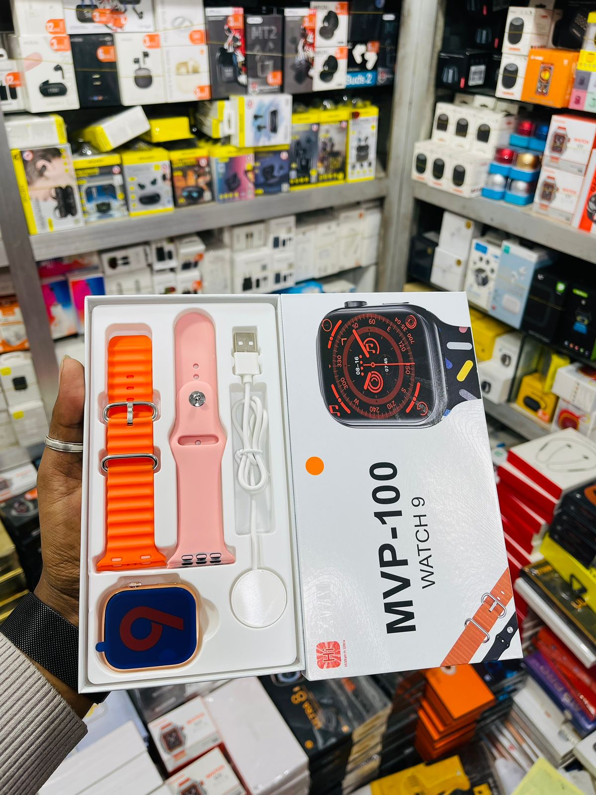 MVP 100 Smart Watch 9 Double Strap Sleek Design | Daraz.com.bd