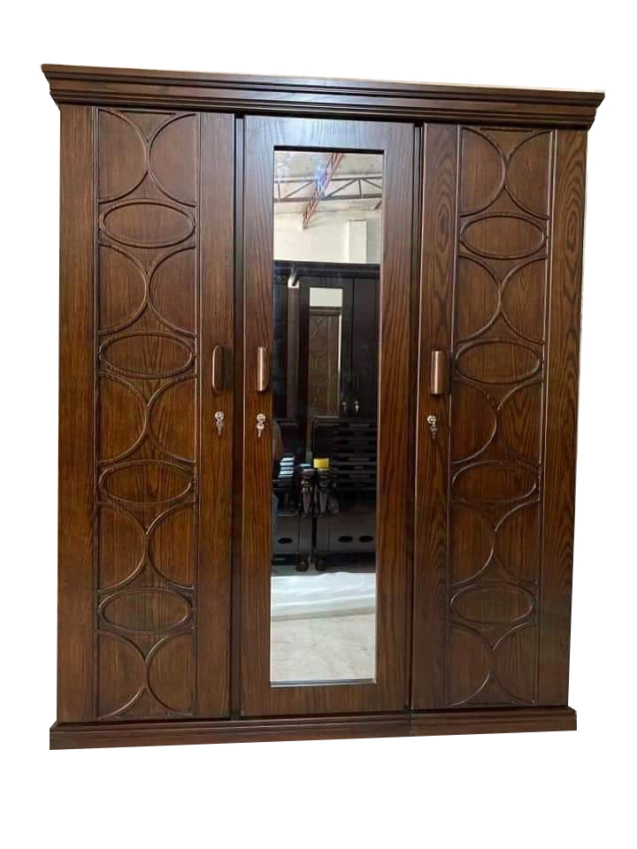 A- 6586 Wood 3 Shutter/Palla/Door Finishing Smoothly Malaysiyan Process ...