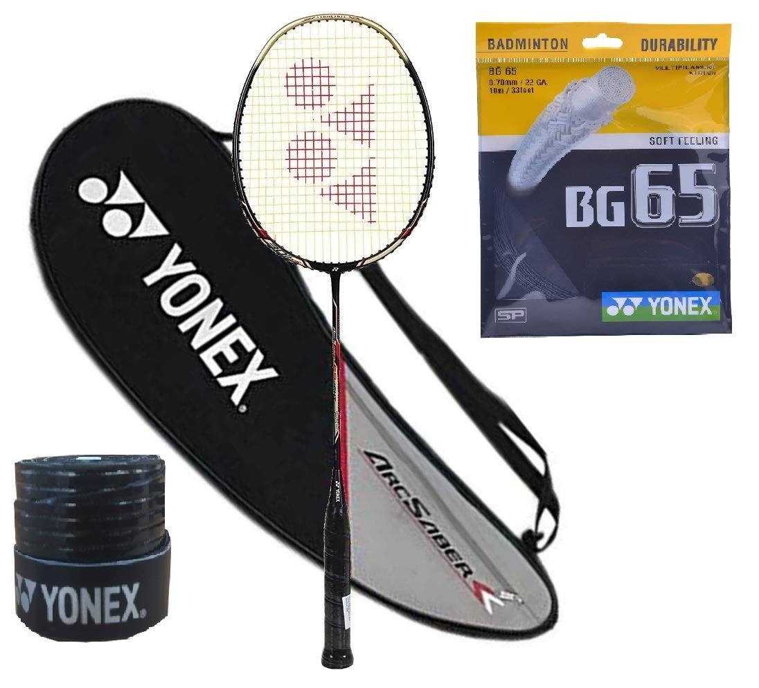 yonex badminton racket with staing and gripe free, - Badminton Racket ...