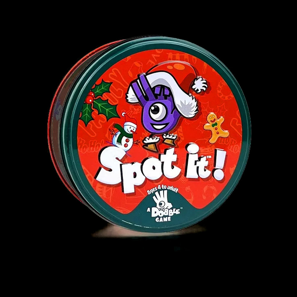 Spot It Dobble Card Board Game Metal Box Disney 100th Anniversary ...