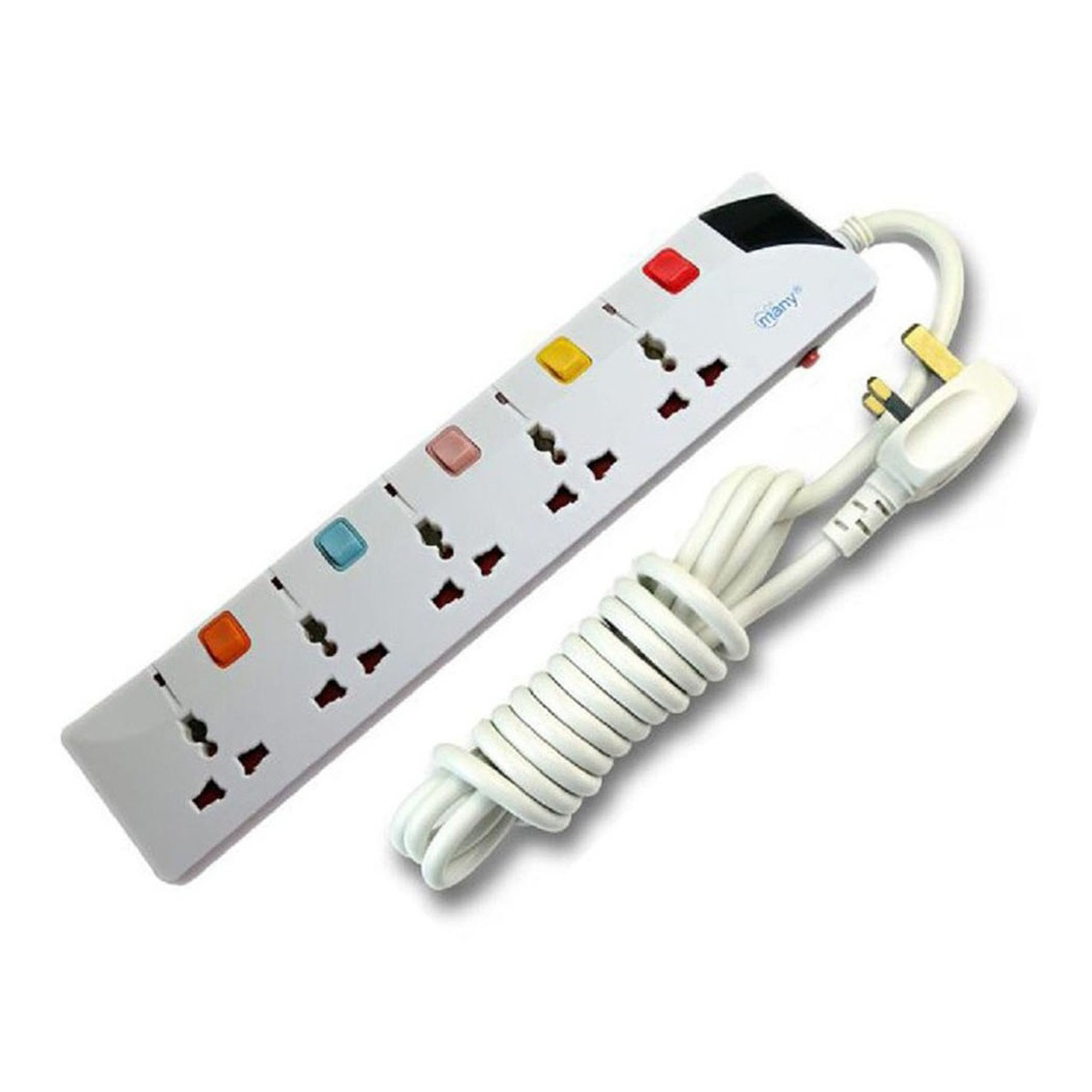 Multi Plug Heavy Duty 5 Gang Model MTS-G157-3Pin Plug/3 Meter Wire ...