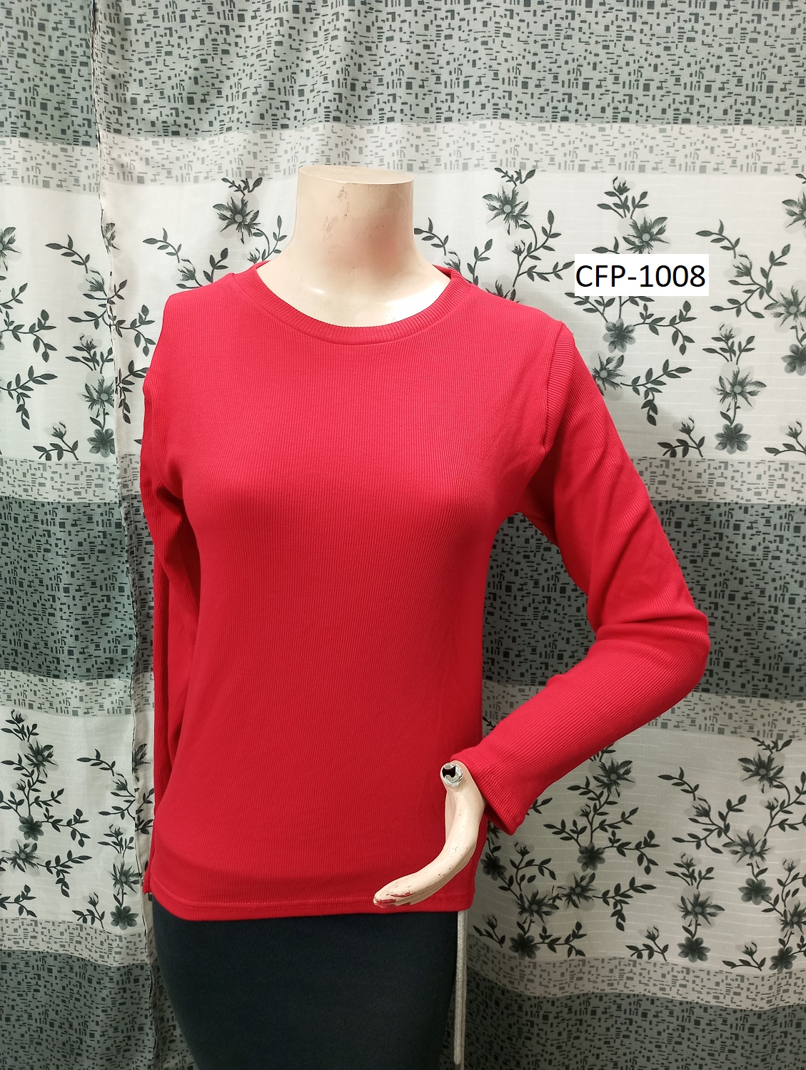 New Style Cotton Full Body Full Sleeve Crop Tops Blouse for Women