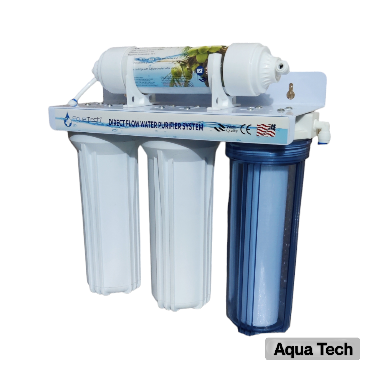 Aqua Tech Direct Flow Water Purifier - 4 Stage | Daraz.com.bd