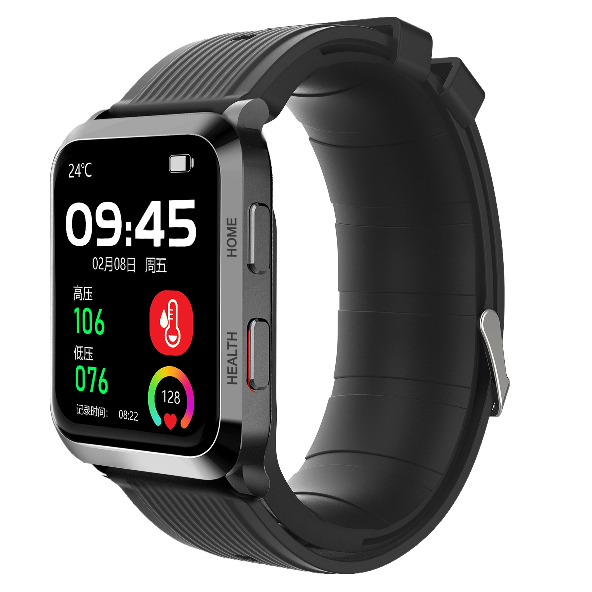 S6T Smart Watch For Men Women Medical Grade Air Pump + Air bag Pressure ...