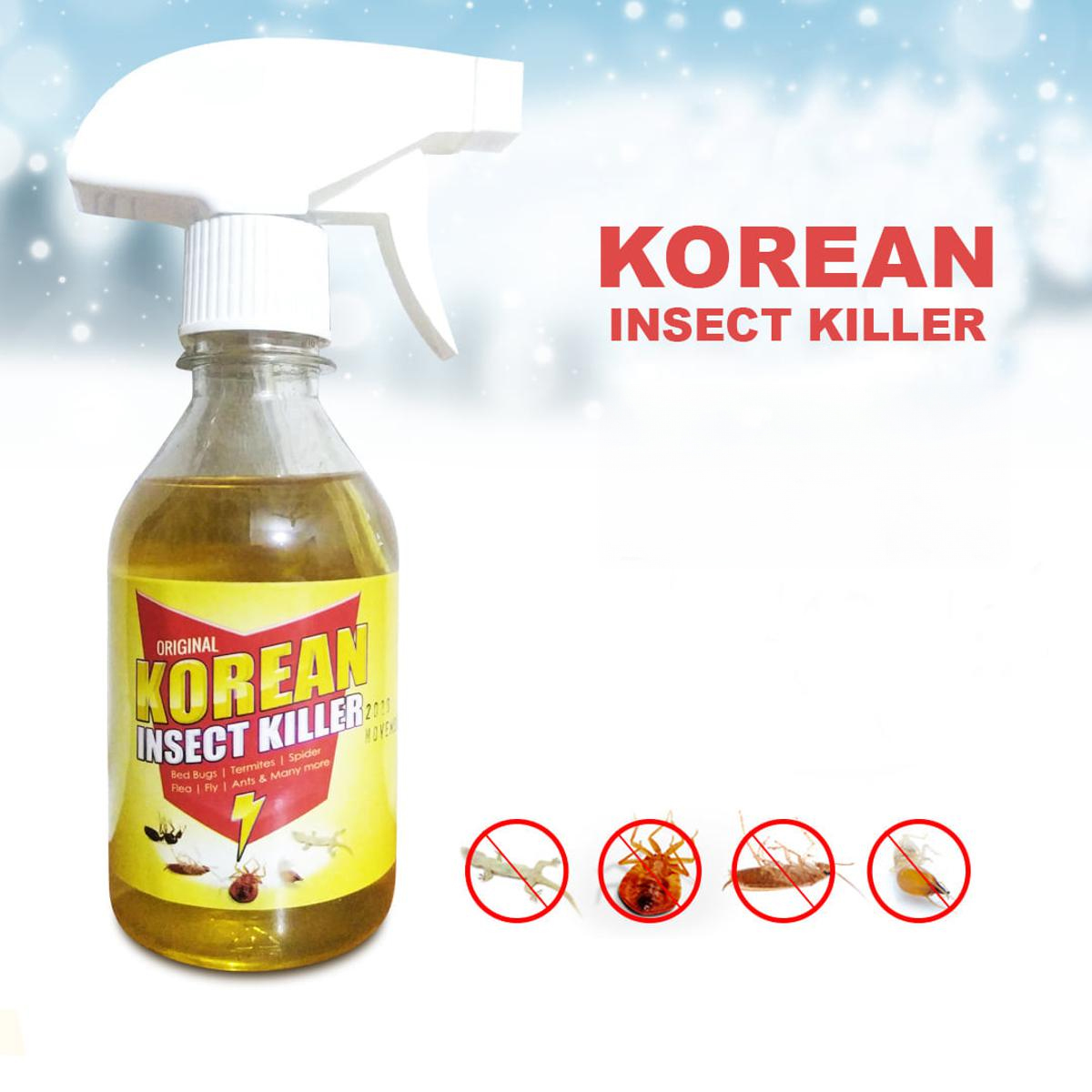 Korean All insect killerSpray . net-weight 300gm, All in One , termite ,cockroach, bed bugs etc ...