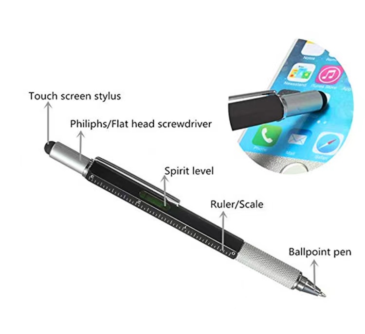 6 in 1 novel Multifunctional Screwdriver Ballpoint Pen Touch Screen ...