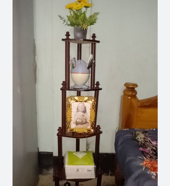 5 Shelf Corner, Multipurpose Wall Corner Table, Partex Corner Stand For ...