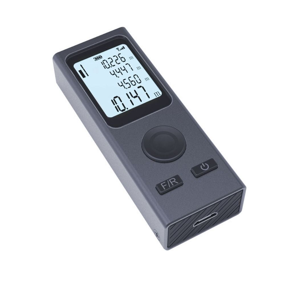 Laser Trena Usb Rechargeable Distance Meter Handheld Laser Rangefinder ...