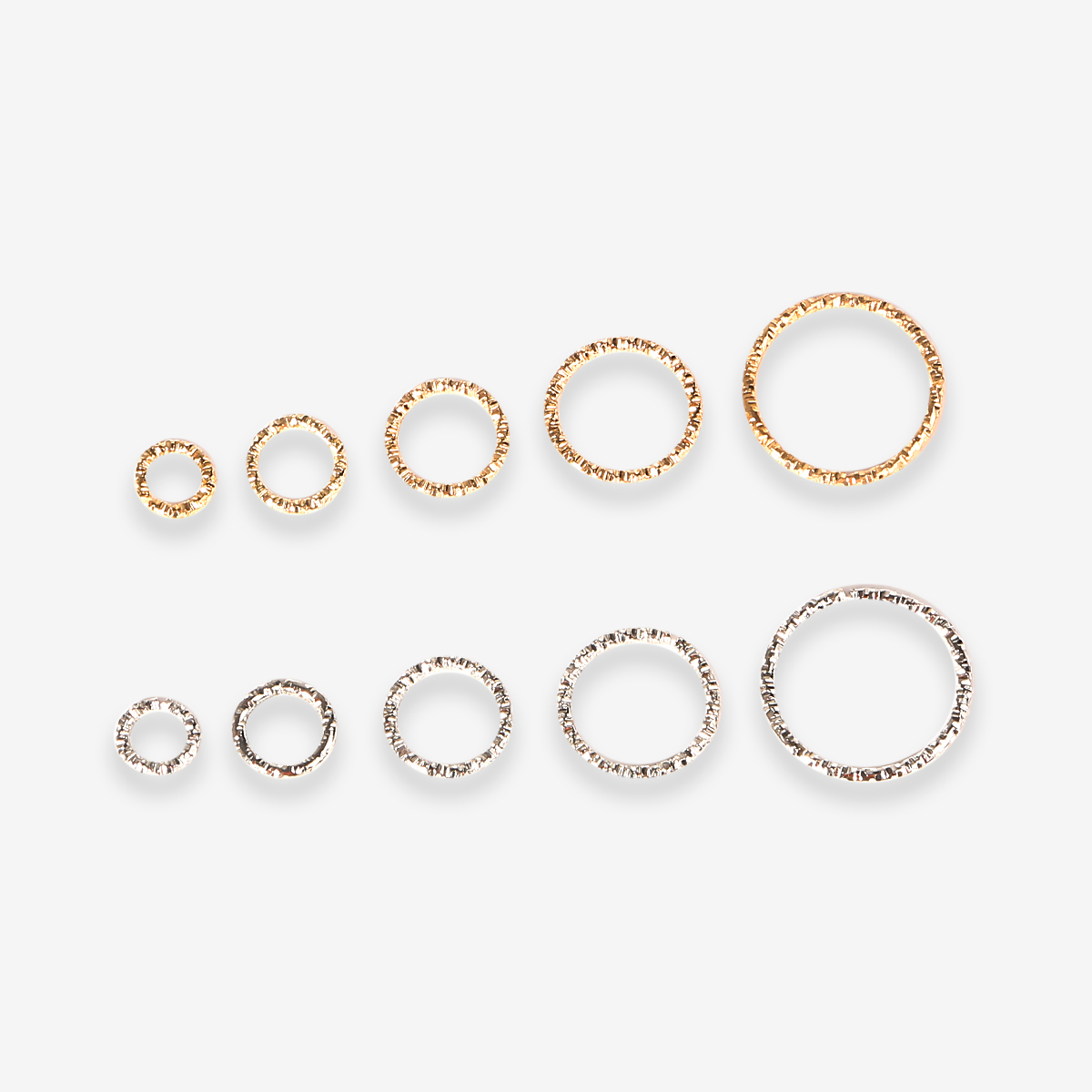 50pcs 8-20mm Round Jump Rings Open Rings For Jewelry Makings Findings ...