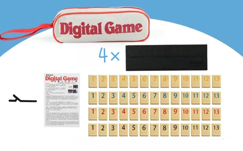 Fast Moving Tile Classic Board Game 2-4People Mahjong Digital Game Home ...