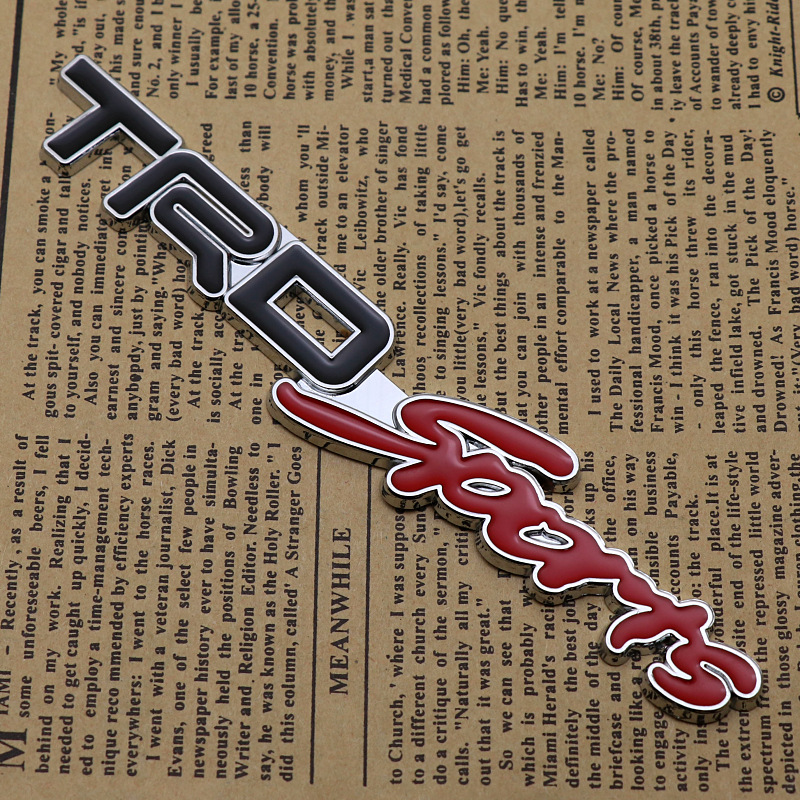 TRD Sports Emblems For Toyota | Daraz.com.bd