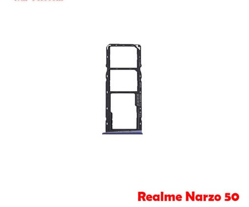 For Realme Narzo 50 Origenal Sim Tray Sim Door Dual Slot | Daraz.com.bd