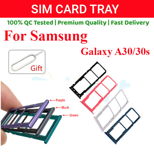 Samsung Galaxy A30/A30s Sim Tray Micro SD Card Slot with Sim Ejector ...