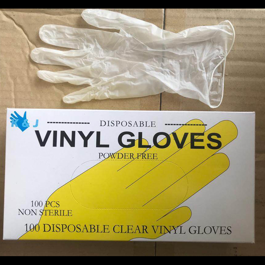 Vinyl Hand Gloves 1 Box ( 100 Pcs ) | Daraz.com.bd