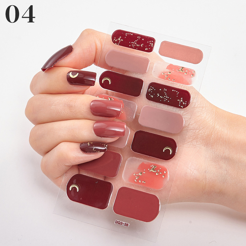 Nail Stickers Fashion Nail Polish Self Adhesive Manicure Decoracion ...