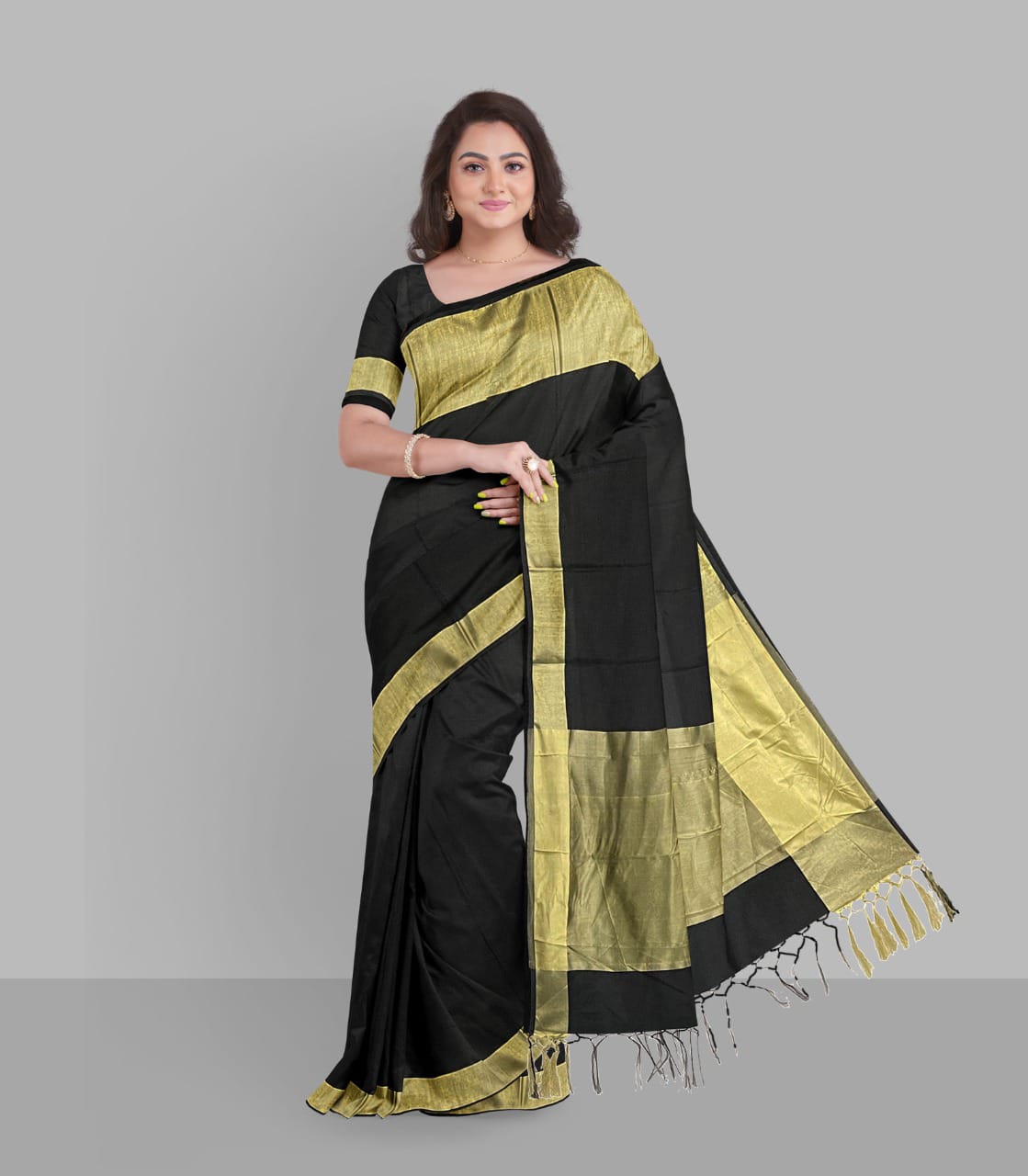All Color & Golden Par Halfsilk Saree for Women - Sari - Saree - শাড়ি ...