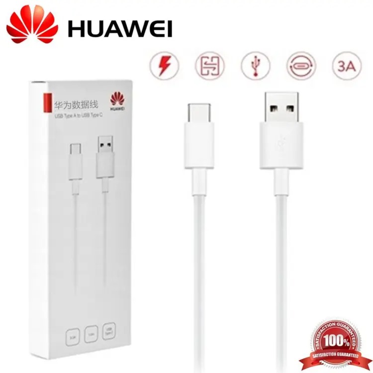 Huawei Type-C Fast Charging Cable 3a Max (CP51 ) White | Daraz.com.bd