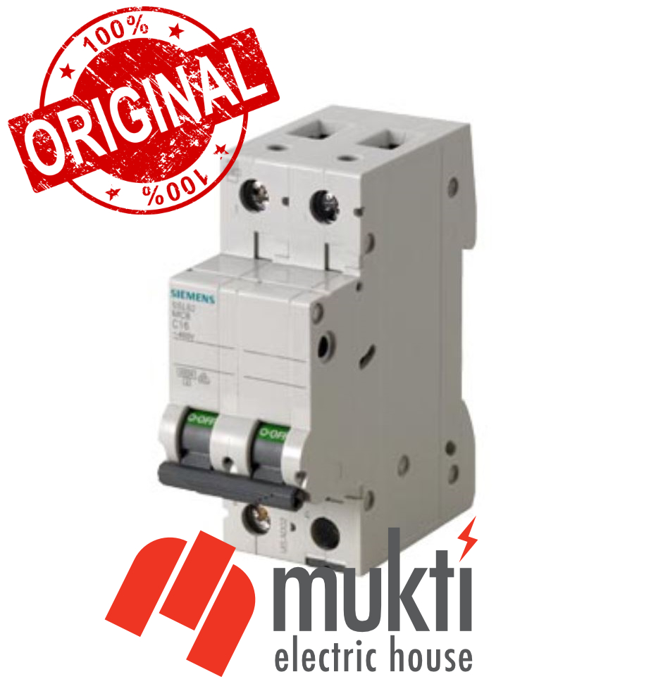 SIEMENS INDIA MCB DP 10A 7.5kA Miniature Circuit Breaker Double Pole 2P | Daraz.com.bd