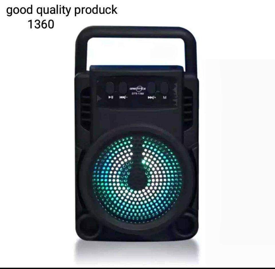 Bluetooth Speaker Gts-1362 Rechargeable Extra Bass Wireless Portable ...