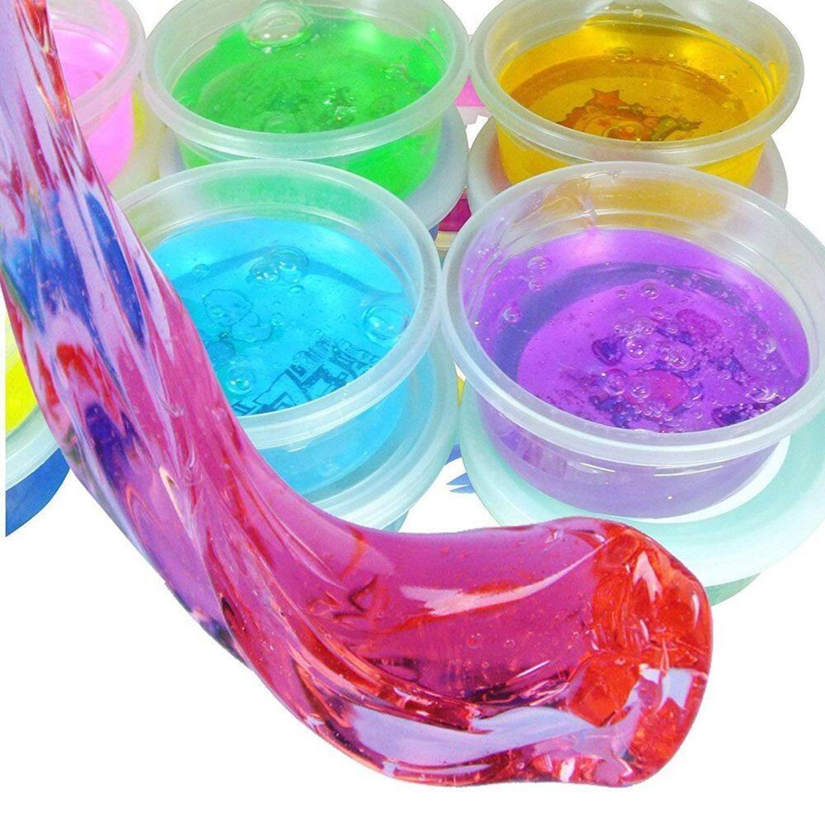 6pc slime box/gel clay slime 100% safe for kids play | Daraz.com.bd