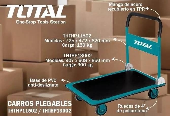 TOTAL Hand Truck Trolley (300kg) THTHP13002 | Daraz.com.bd