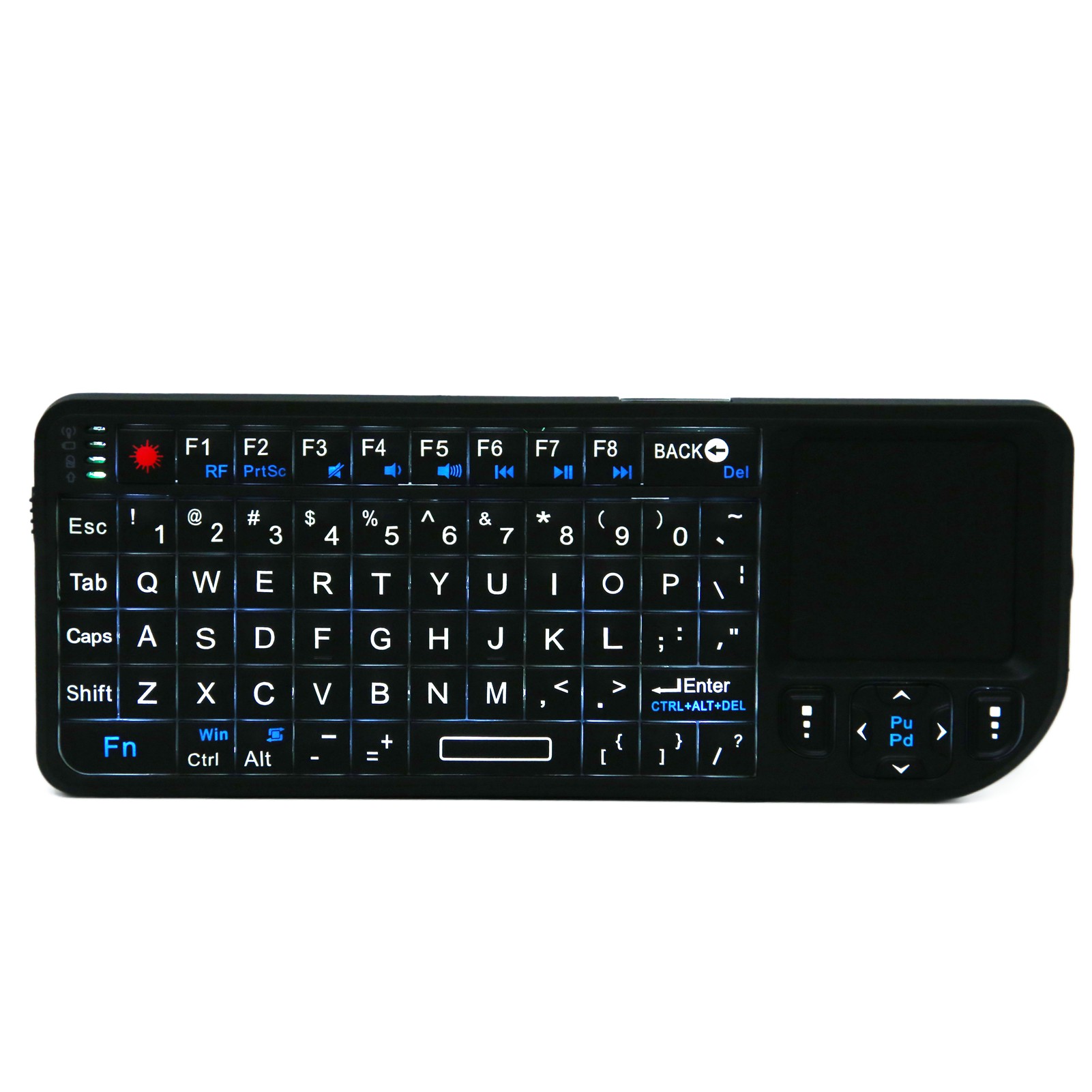 Mini Keyboard 2.4G Wireless Backlit Integrated Design Inbuilt ...
