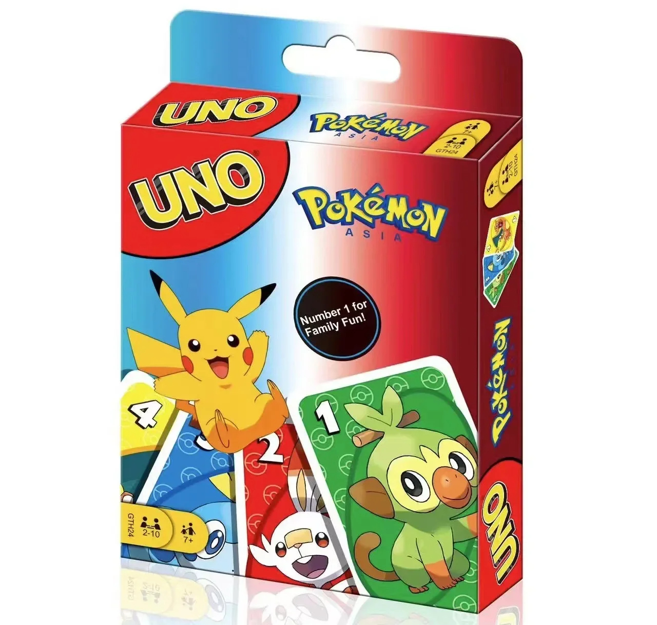 UNO FLIP! Pokemon Board Game Anime Cartoon Pikachu Figure Pattern ...