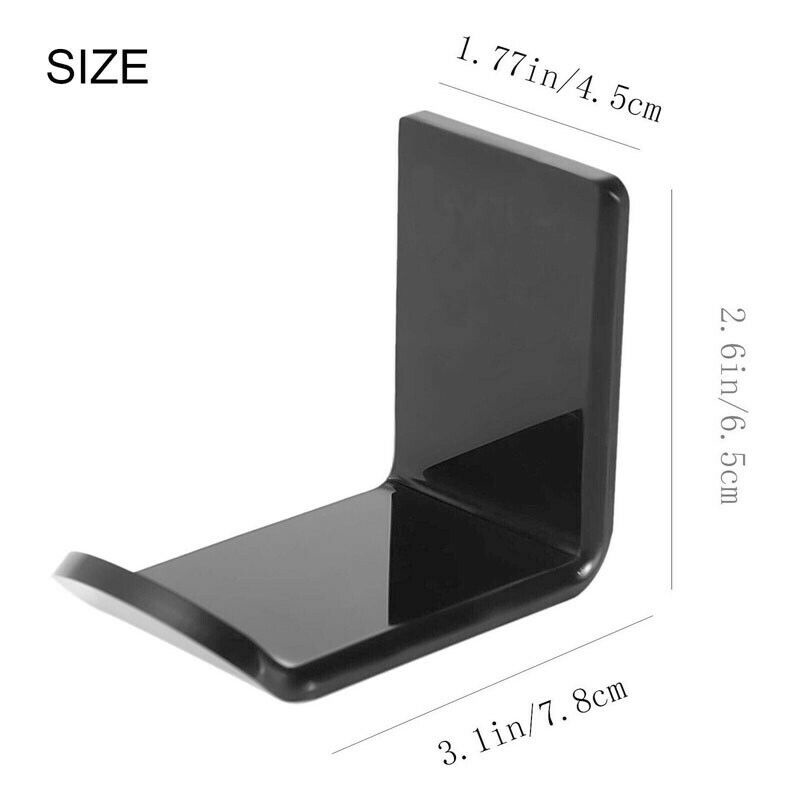 Acrylic Adhesive Headset Stand Hanger Tape Hook / Under Desk Gaming ...