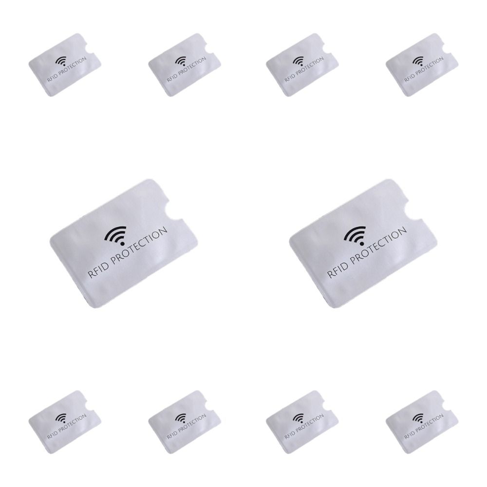 10pcs Elegant NFC Blocking Anti RFID Card Holder Reader Lock Aluminium ...