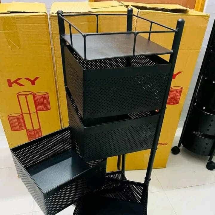 5 Layer Square Shape Kitchen Rack | Daraz.com.bd