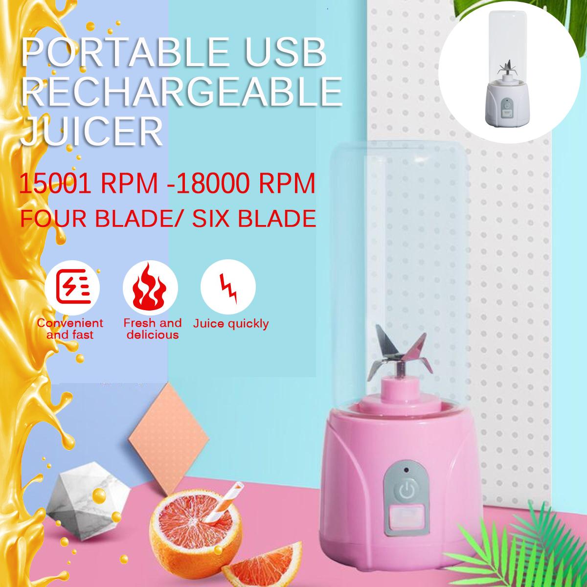 Normal 400ML Portable Juicer Electric USB Rechargeable Smoothie Blender ...