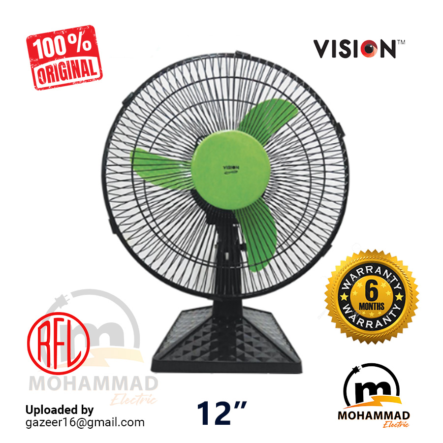 VISION High-Speed Table Fan 12" | Daraz.com.bd