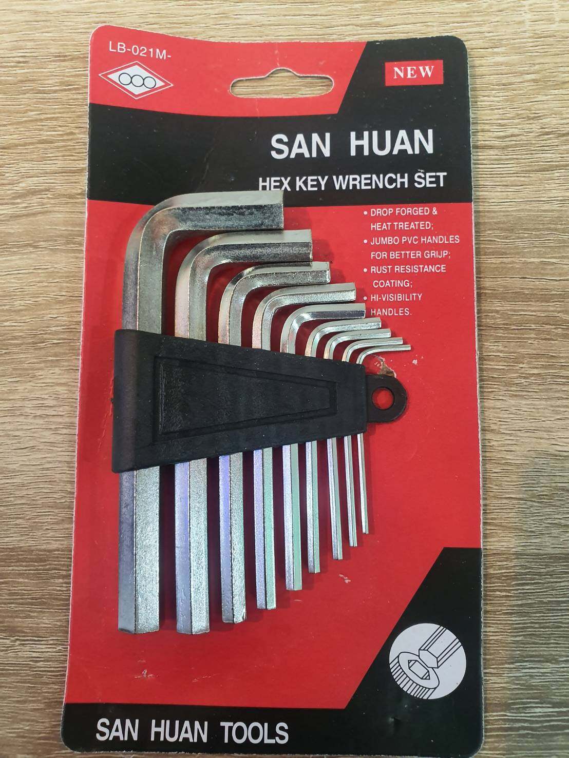 SANHUAN Tools ALLEN KEY SET 1.5 TO 10MM, For INDUSTRIAL LB-021M | Daraz ...