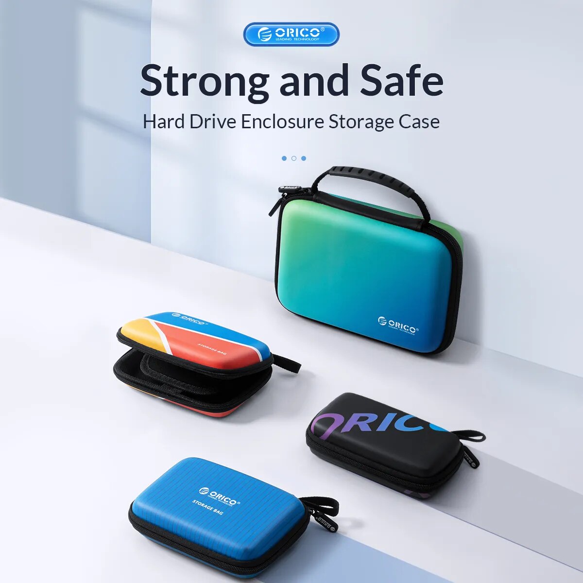 ORICO 2.5'' 3.5'' Hard Disk Case Protection Bag for External HDD M.2 ...