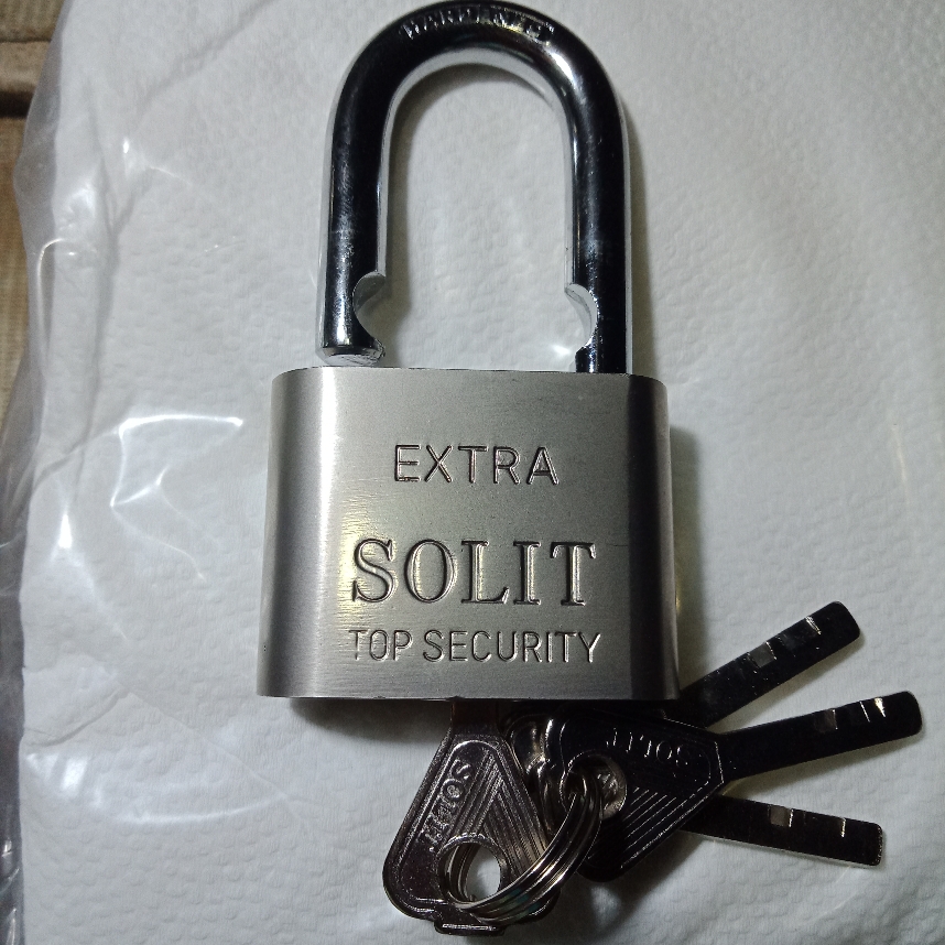 Solit 50mm high security 4 keys padlock | Daraz.com.bd