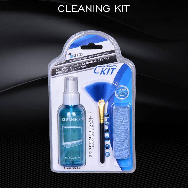 3 in 1 Laptop Cleaning Kit Monitor TV PC LED LCD Screen Cleaner Plasma ...